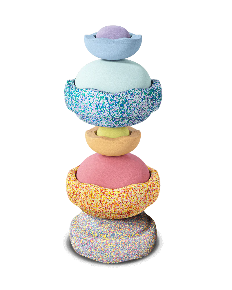Stapelstein Summer Rainbow Set pastel – Years Of Play
